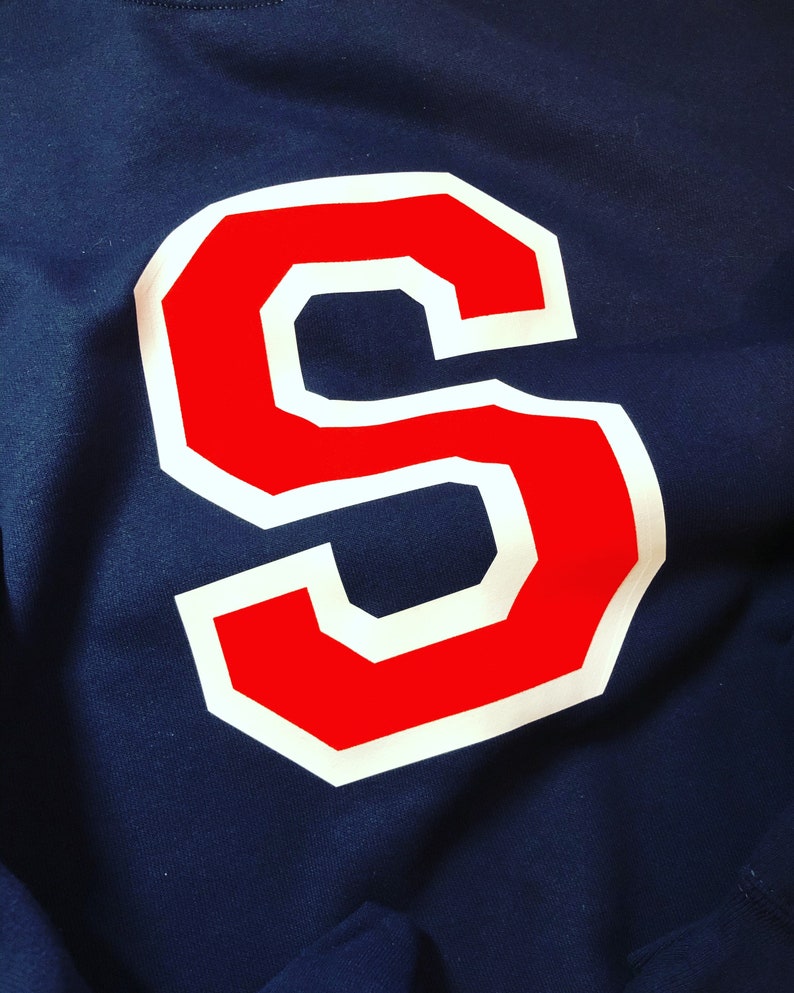 Letterman Sweatshirt any Letter - Etsy