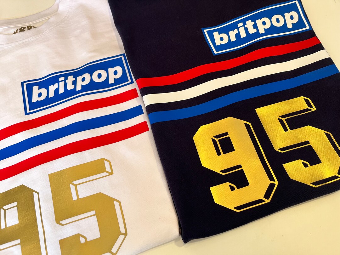 Britpop 90s (chose Your Year)organic Cotton T Shirt - Etsy
