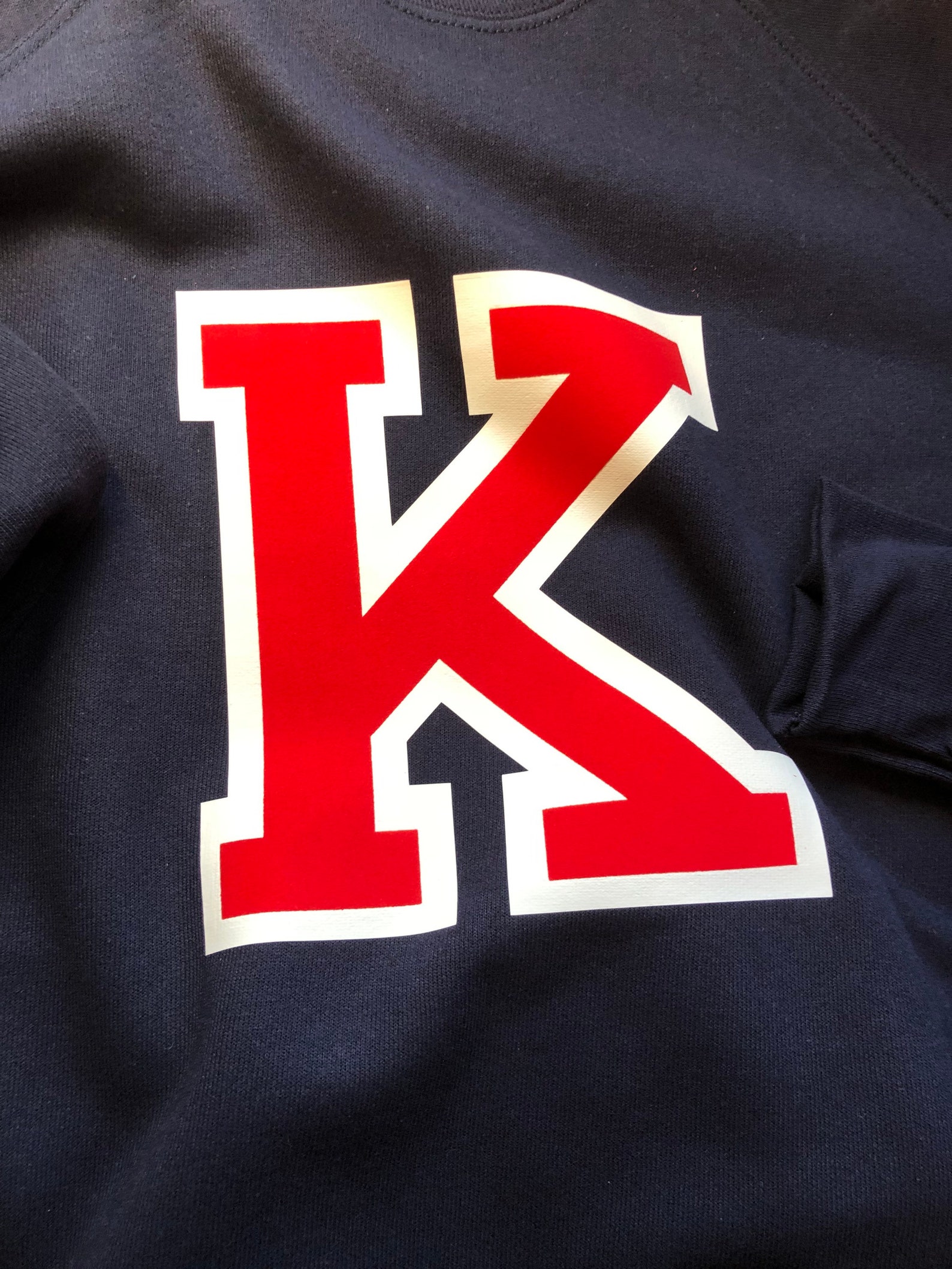 Letterman Sweatshirt any Letter - Etsy