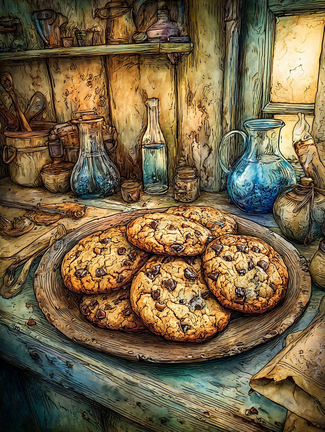 Auld Lang Syne Cookies / Peanut Butter Chocolate Chip Cookies Recipe ...