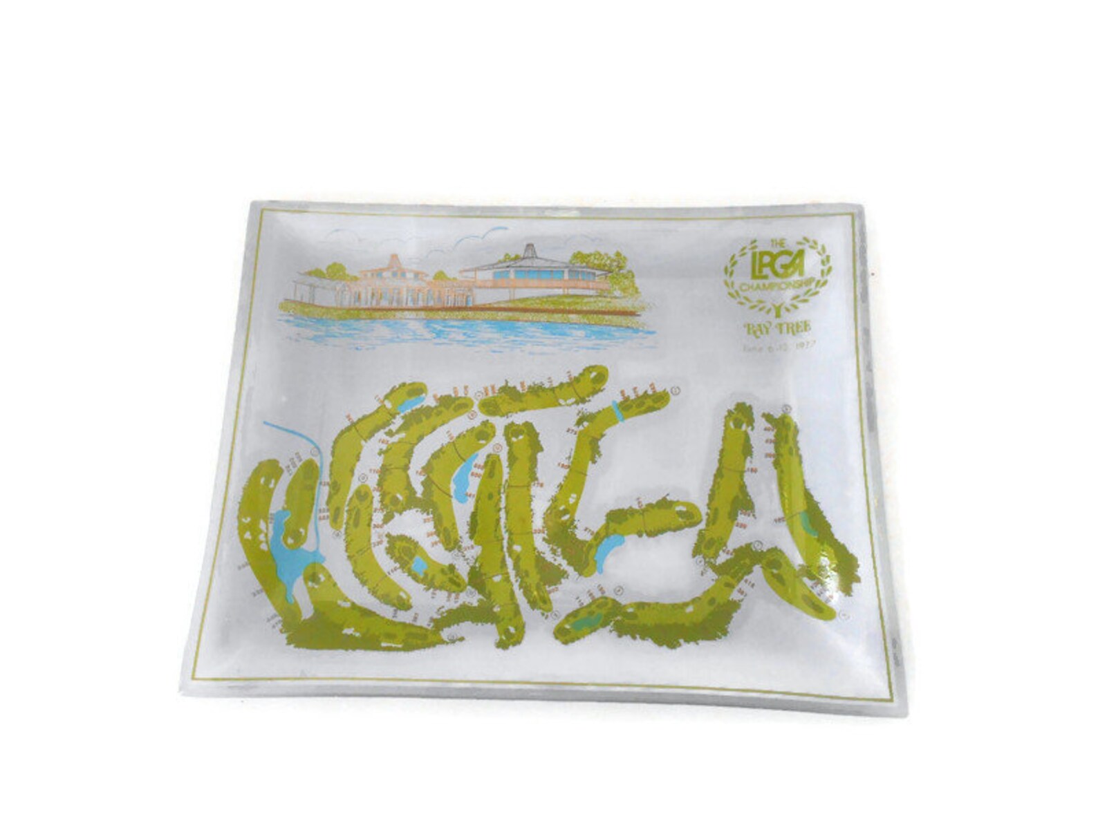 LPGA Trophy Commemorative Plate 1977 Bay Tree Plantation Golf - Etsy