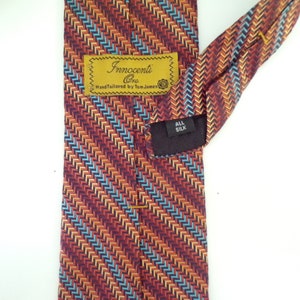 Vintage Striped Silk Necktie Innocenti Tom James - Etsy