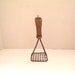 Vintage Androck Potato Masher Made in USA Painted Red and Cream Wood ...