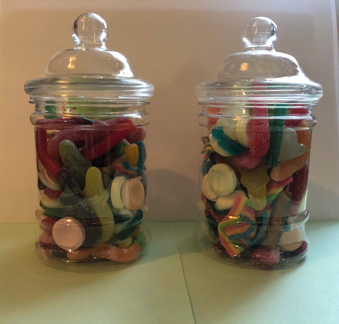 Pre Filled Sweet Jars (plastic)/containers, Random Mix Uk Only - Etsy