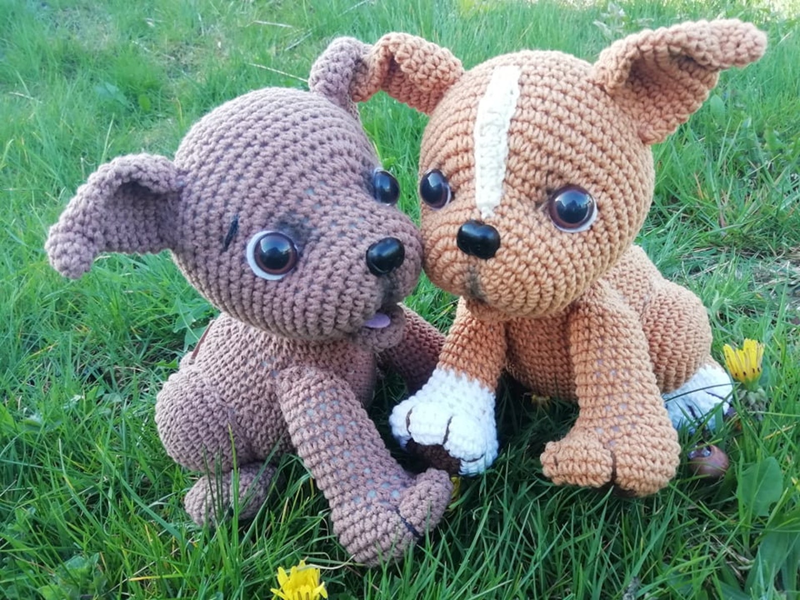 Pitbulls Crochet Pattern - Etsy