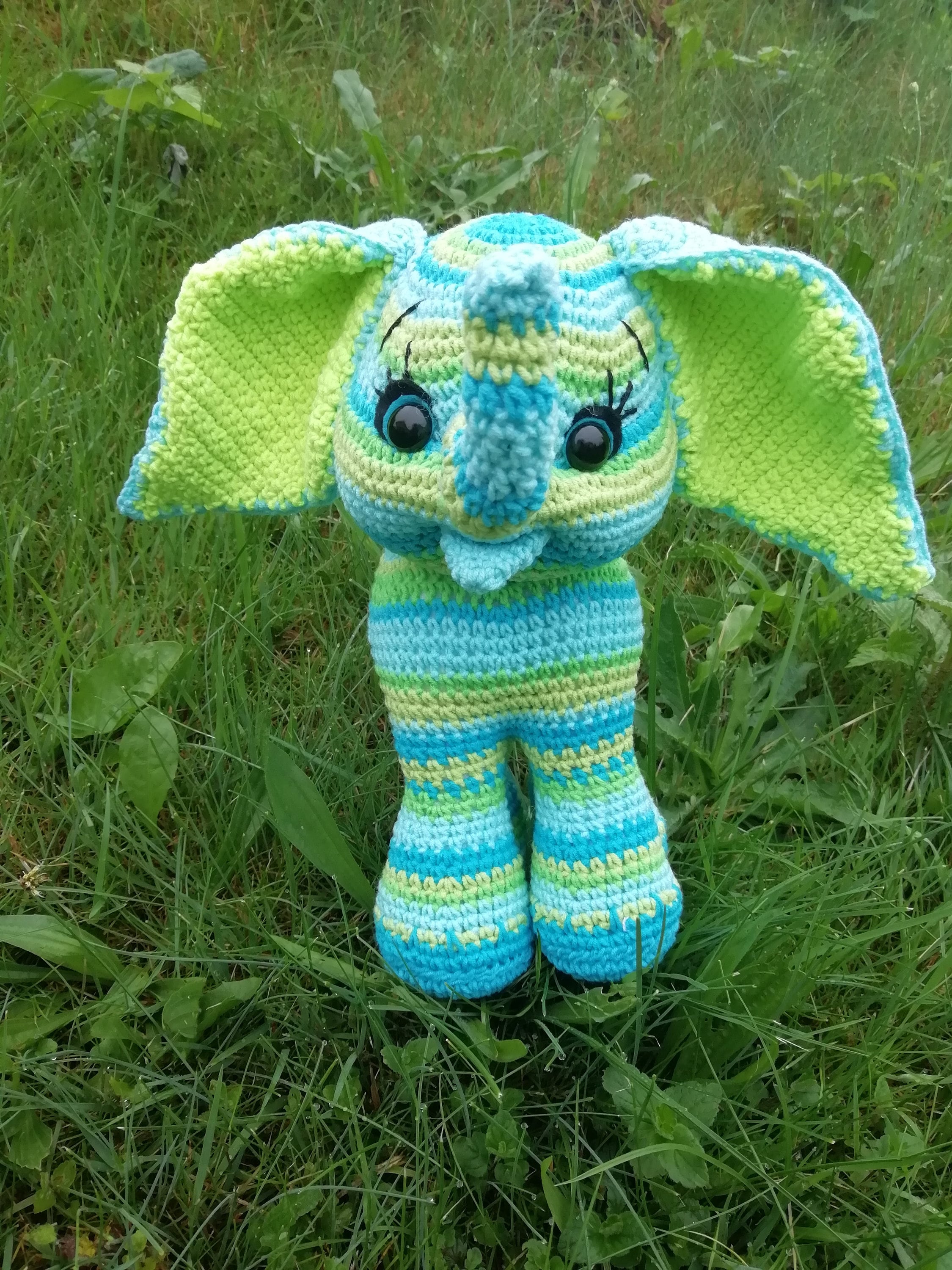 Elephant Crochet Pattern EN - Etsy