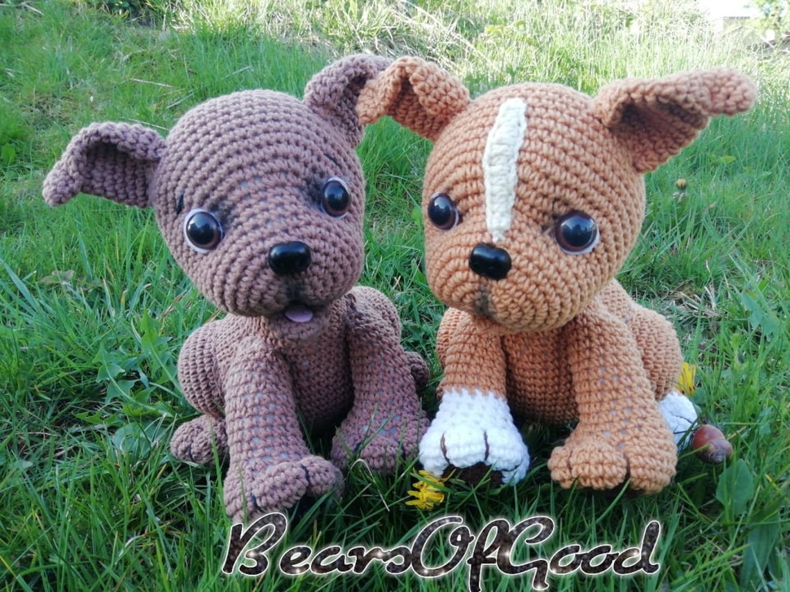 Pitbulls Crochet Pattern - Etsy