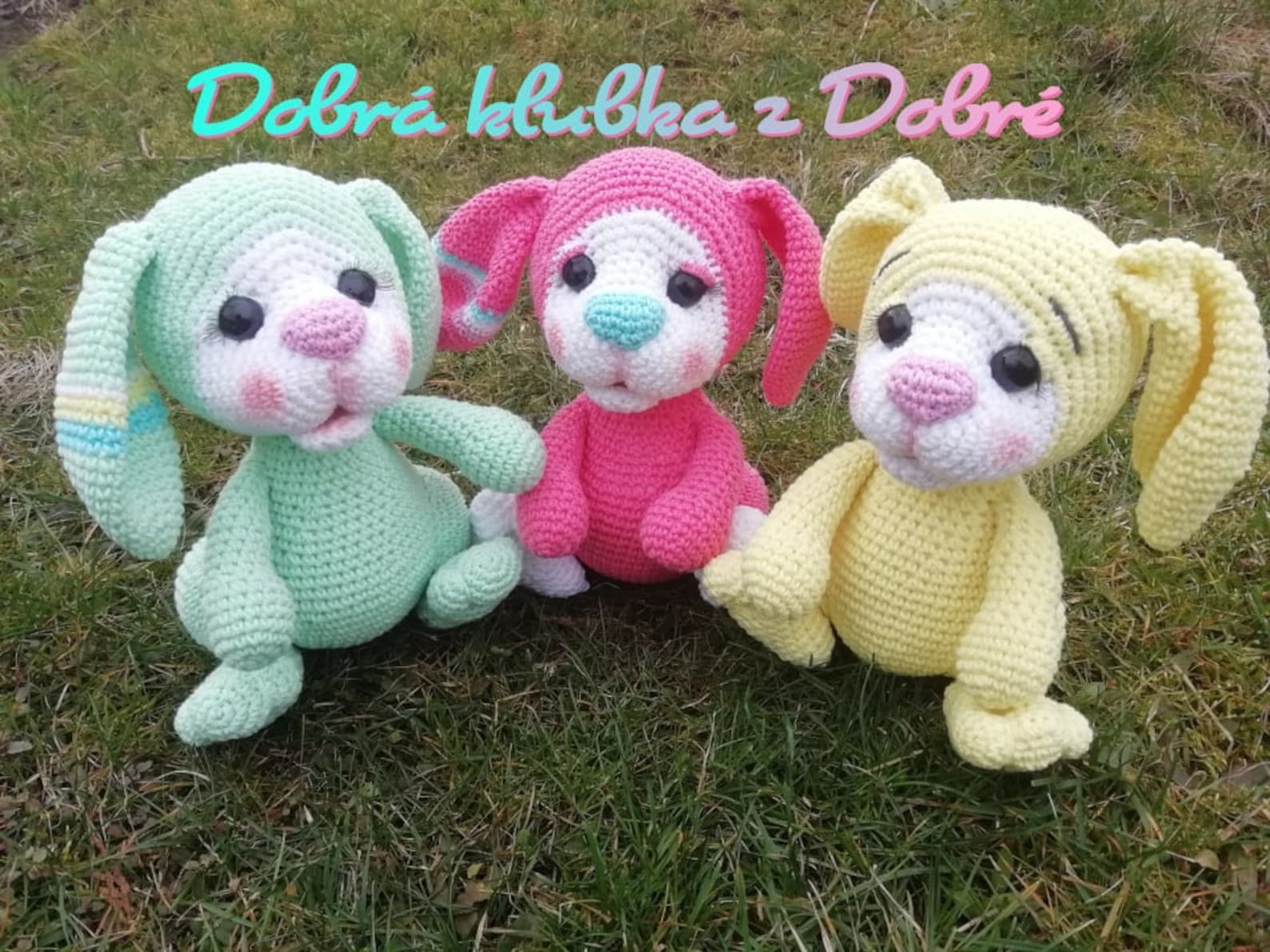 Rainbow Bunny Crochet Pattern | Etsy