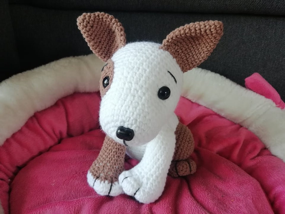 Bull Terrier Crochet Pattern - Etsy