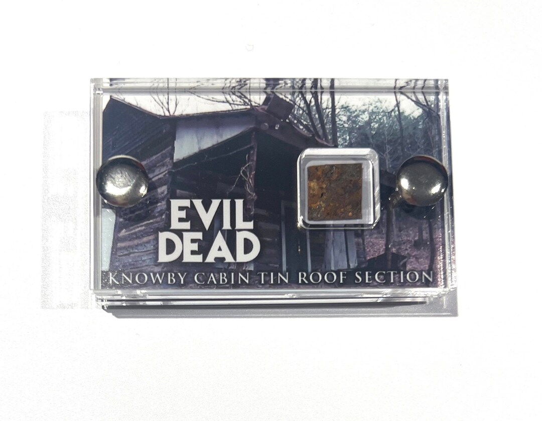 Evil Dead Screen Used Section of Knowby Cabin Tin Roof Mini Display ...