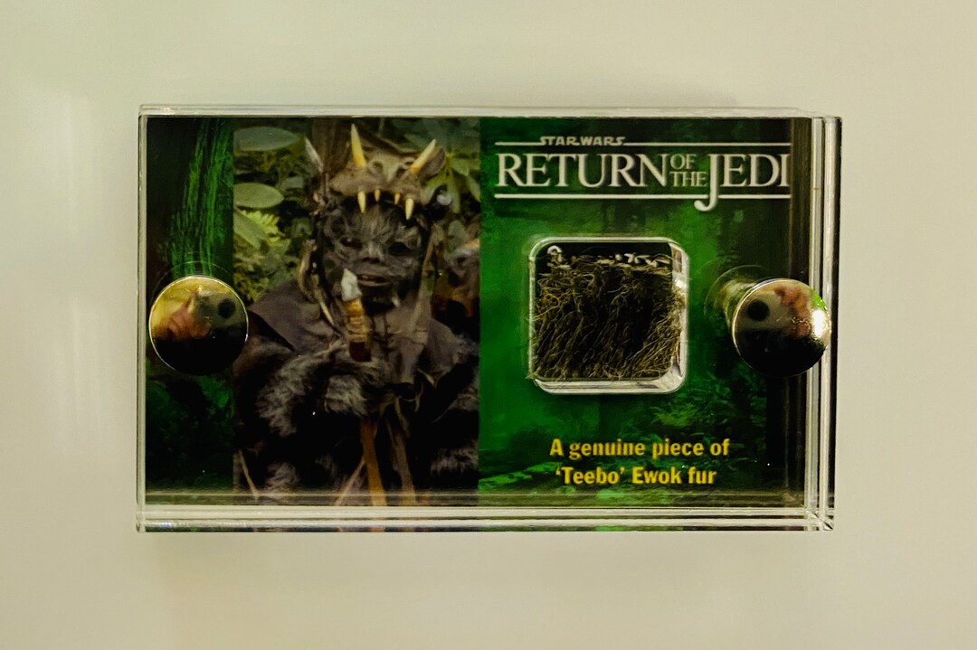 Star Wars - Return of the Jedi - Teebo Ewok Fur Swatch Mini Display - Etsy