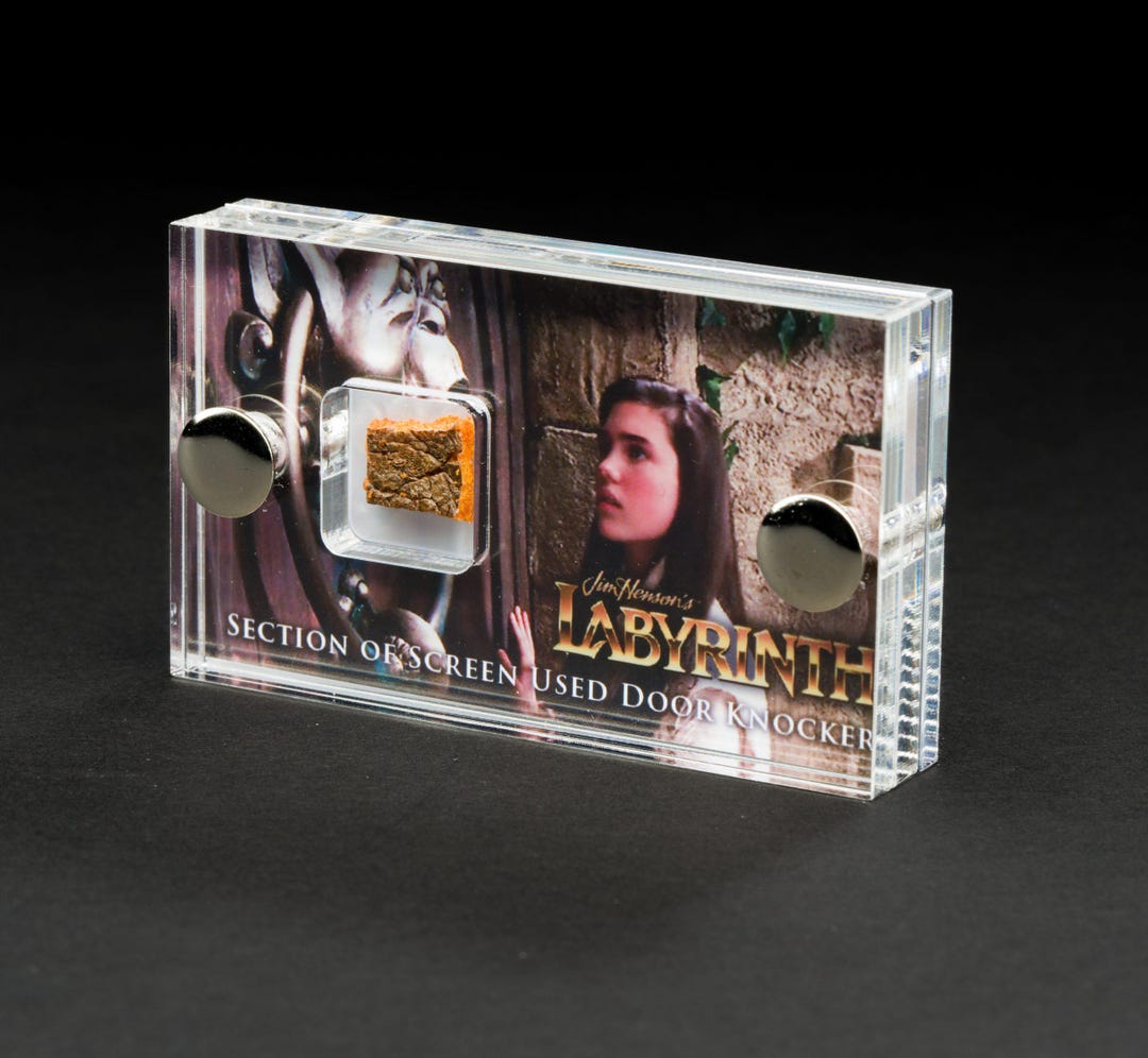 Labyrinth 1986 Screen Used Door Knocker Section Mini Display-the Movie ...