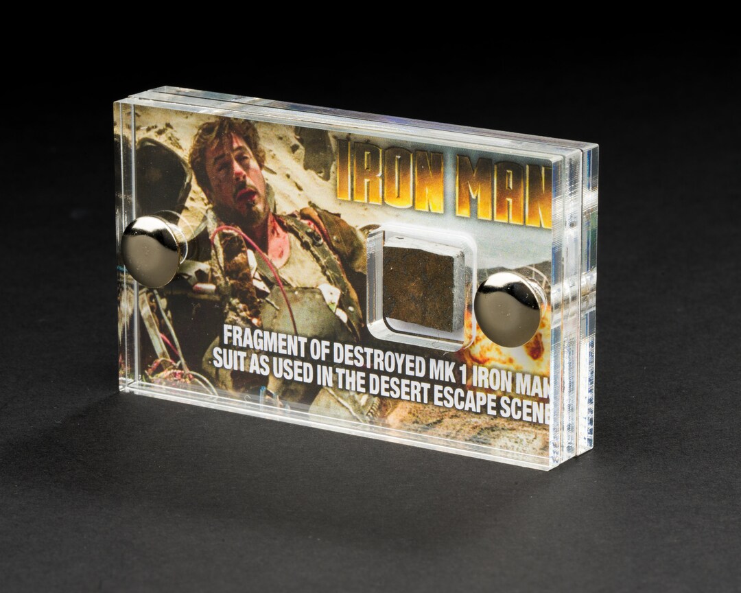 Iron Man Production Used Destroyed Mk1 Suit Fragment Mini Display - V2 ...
