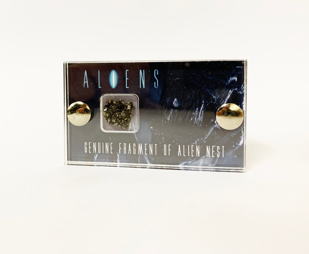 Aliens - Charred Alien Nest Screen Used Section Mini Display With Coa ...