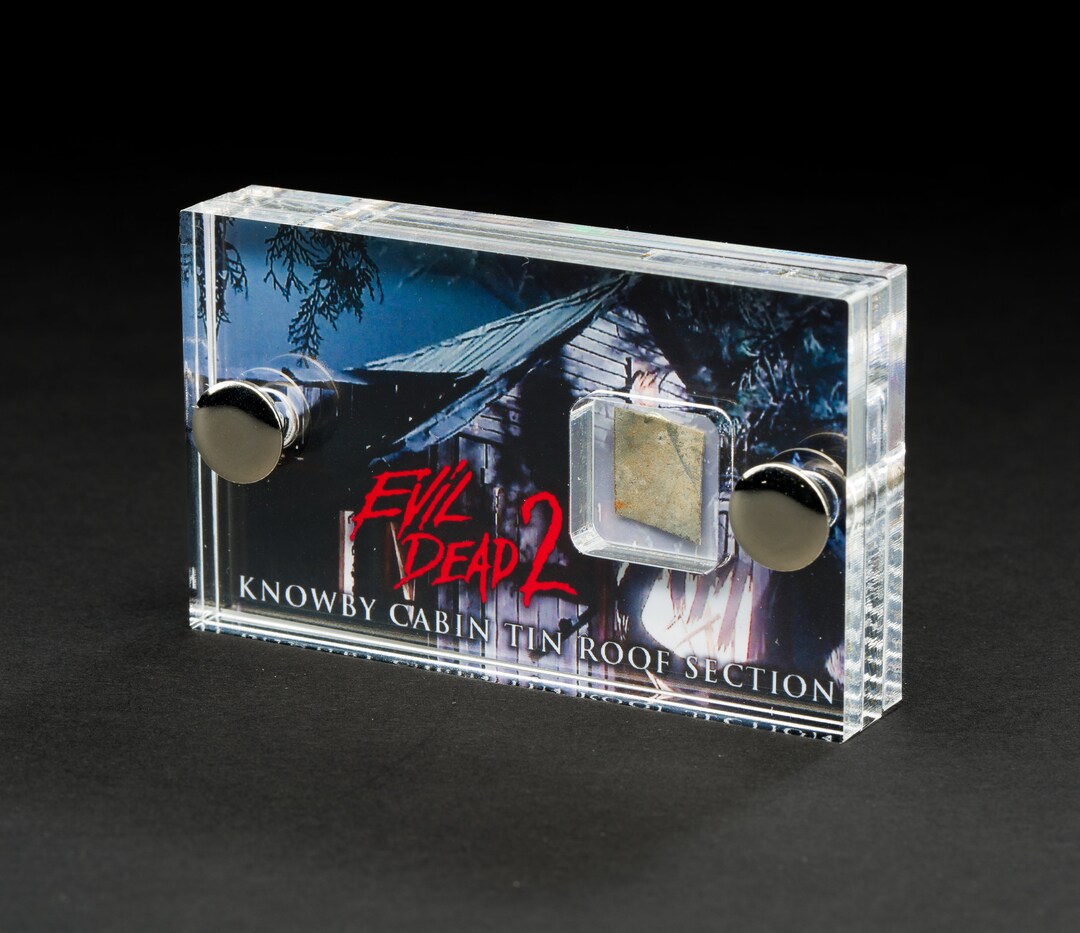 Evil Dead 2 - Screen Used Tin Section of Cabin Roof Mini Display. - Etsy