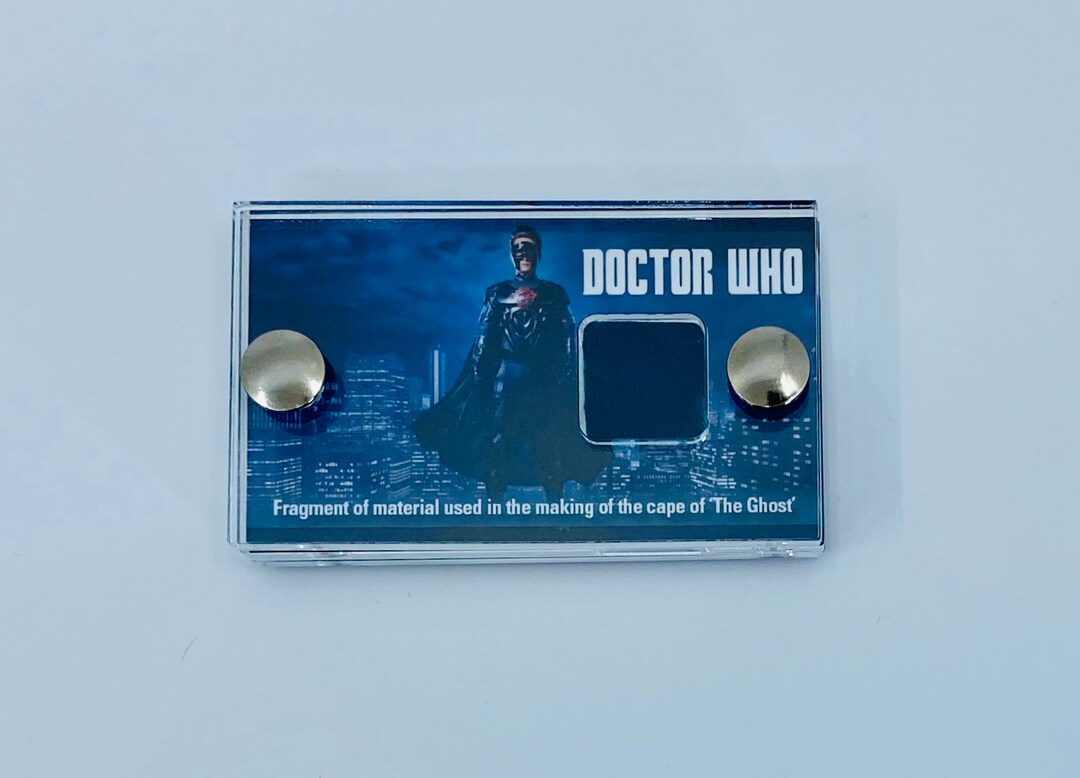 Doctor Who - the Ghost Production Cape Fabric Section Mini Display. - Etsy