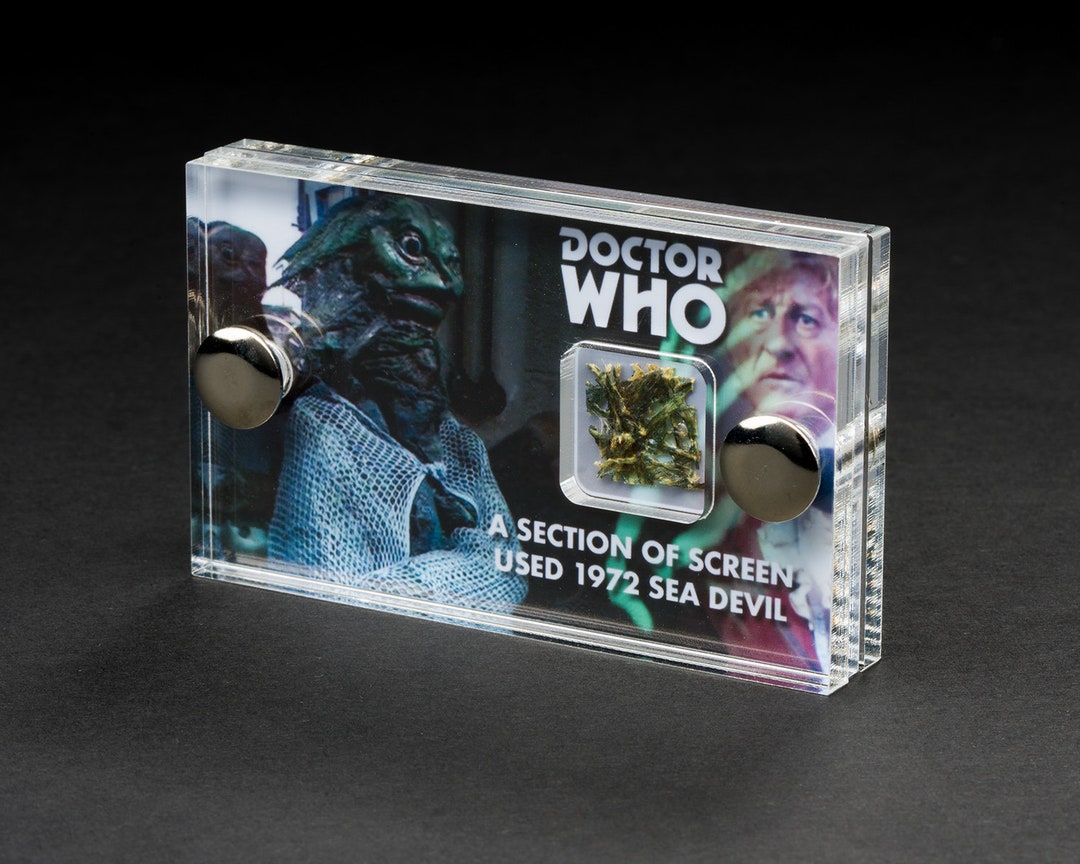 Doctor Who 1972 Sea Devil Screen Used Section Mini Display With Coa. - Etsy