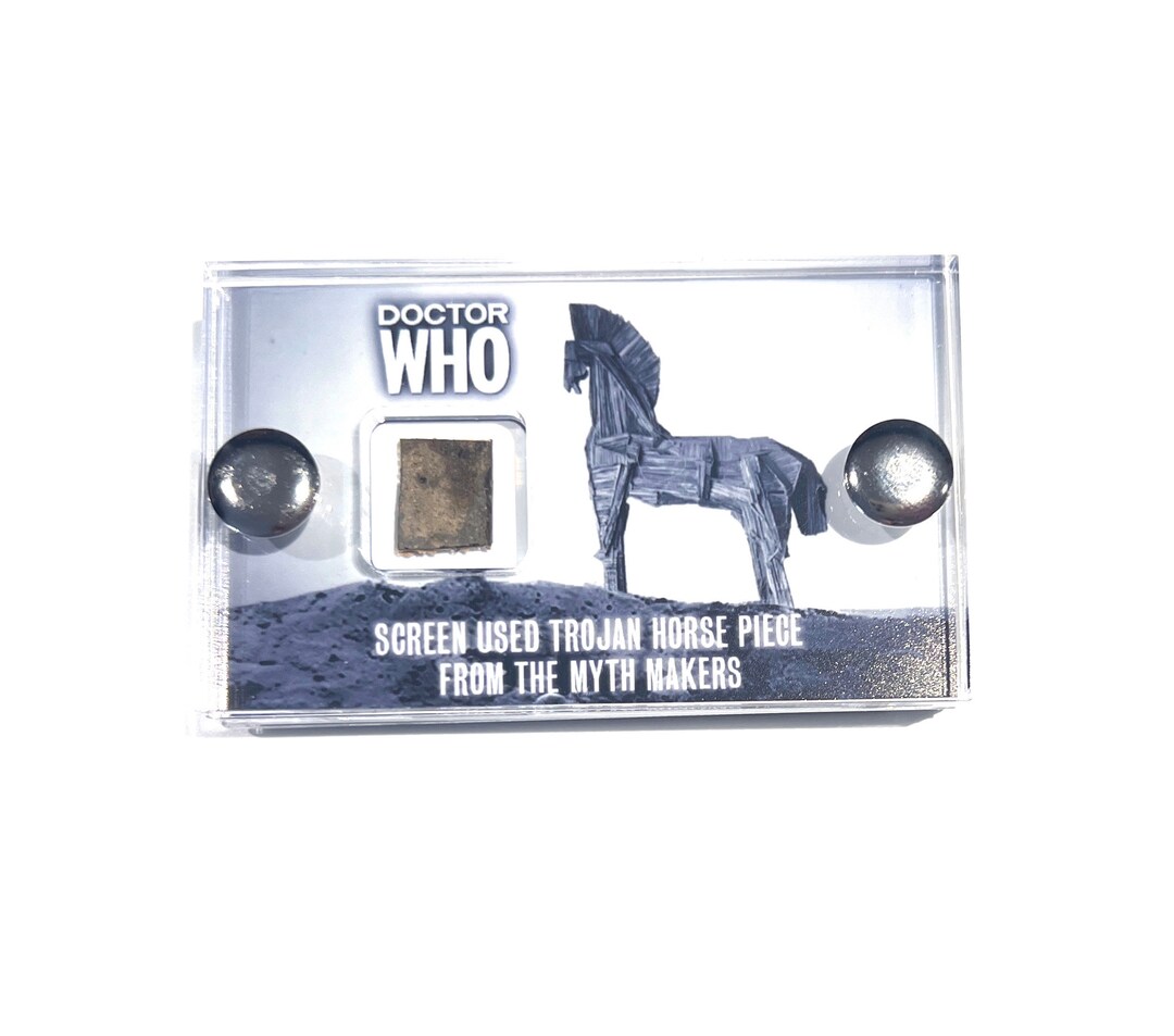 Doctor Who the Myth Makers- Screen-used Trojan Horse Piece Mini Display ...