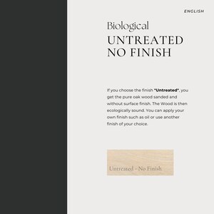 Set of 2 Handcrafted Color Samples, Two Samples of Our Oak Wood in the ...