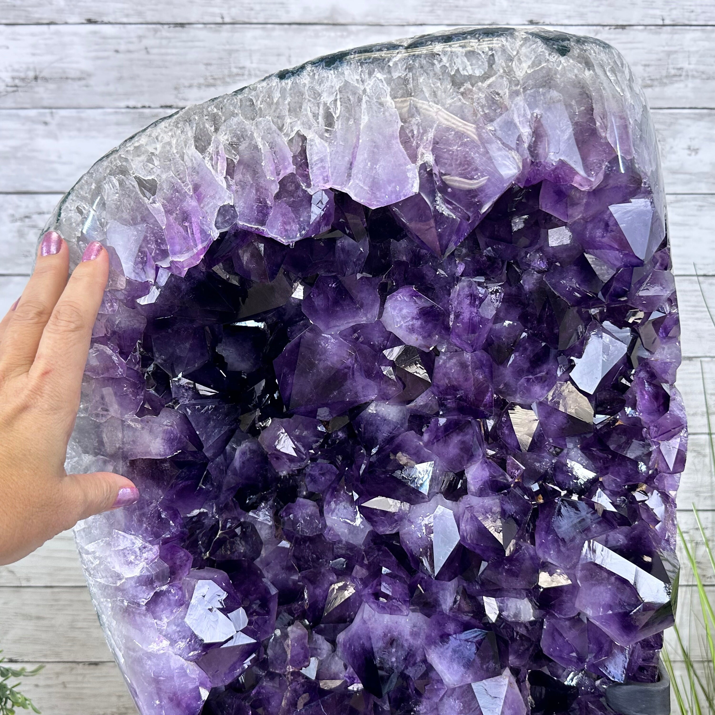 Super Quality Amethyst Cluster on Rotating Stand, 141 Lbs & 32" Tall ...