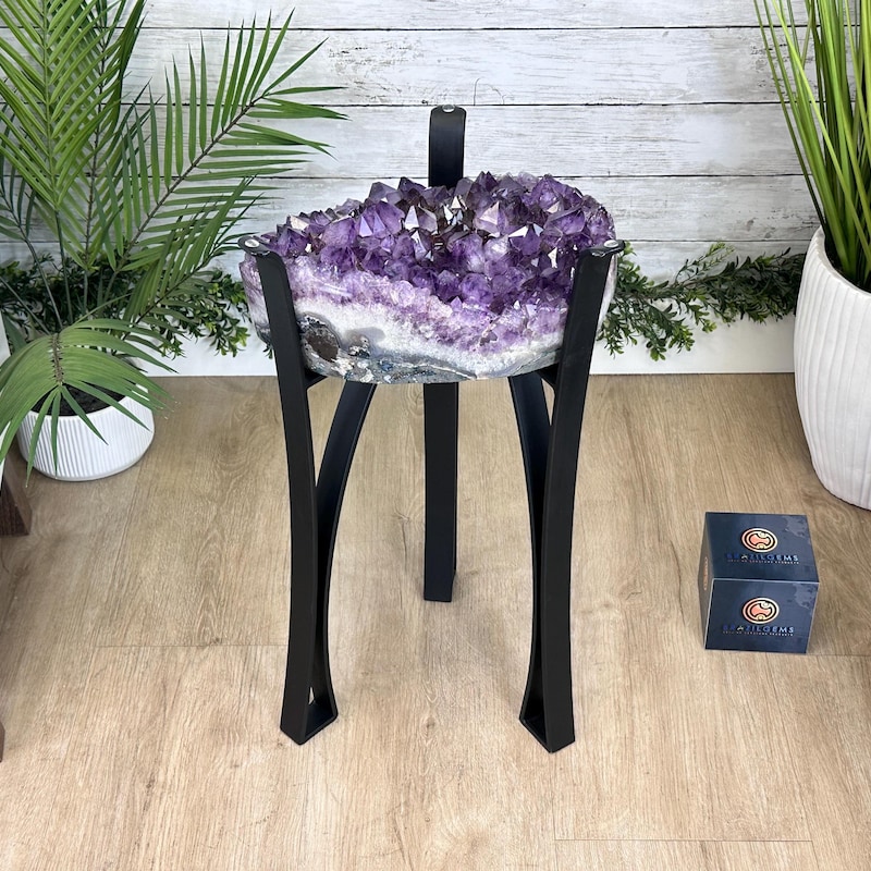 Amethyst Geode Table - Etsy