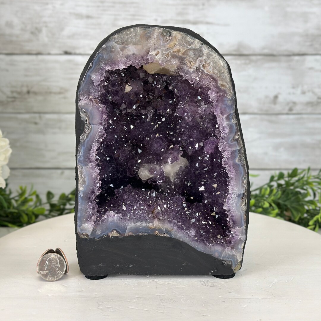 Extra Plus Quality Brazilian Amethyst Cathedral, 9.6 Lbs & 8.5" Tall ...