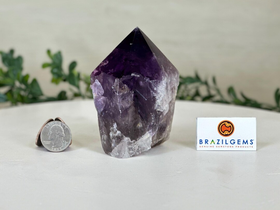 Super Quality Amethyst Crystal Foot & Point 3.8 Inches Tall #3102AM-062 ...