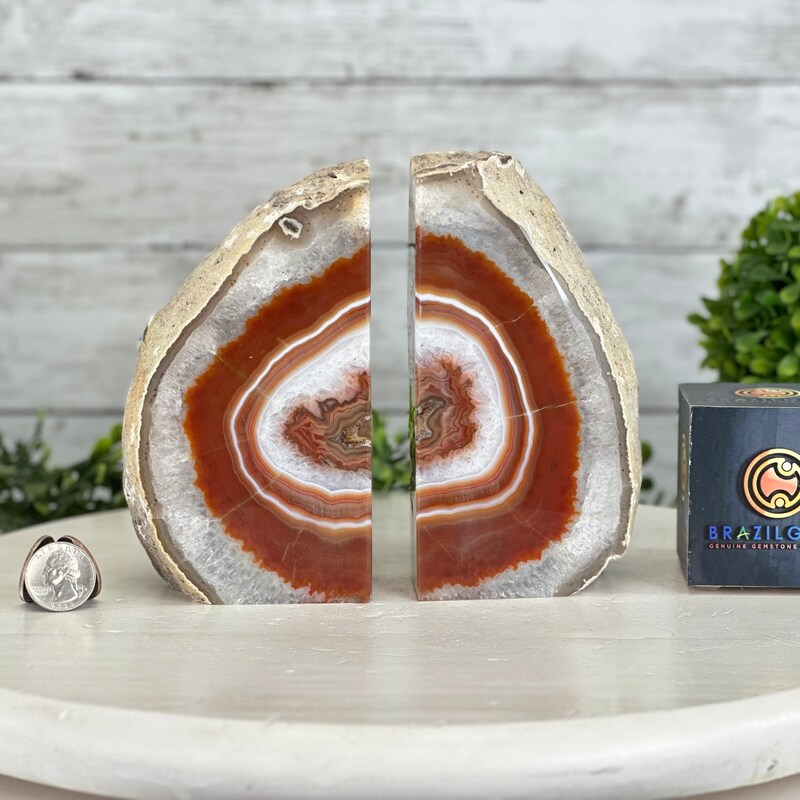 Agate Bookends - Etsy