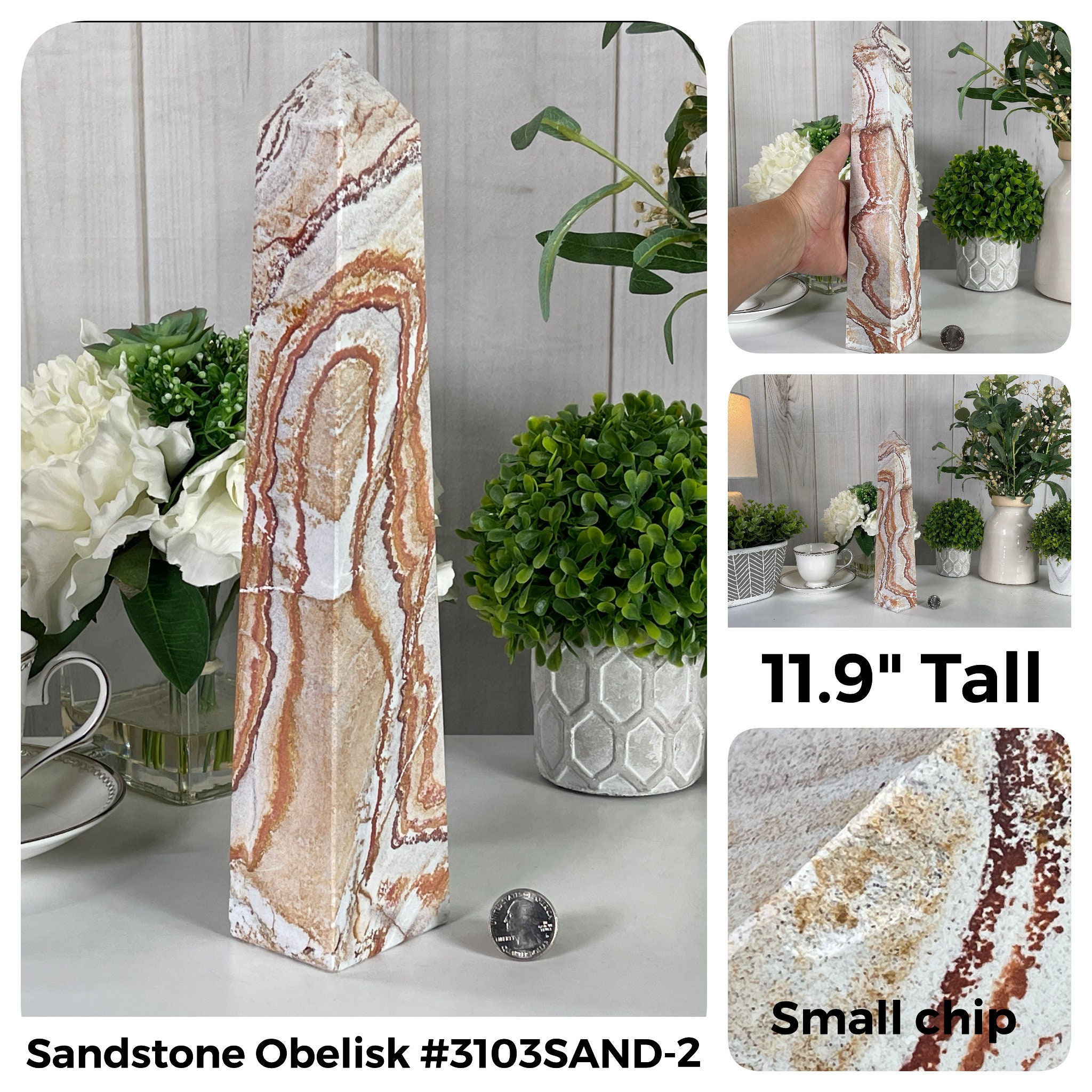 Gemstone Obelisks in Different Gem Types Model 3103 by Brazil - Etsy Canada
