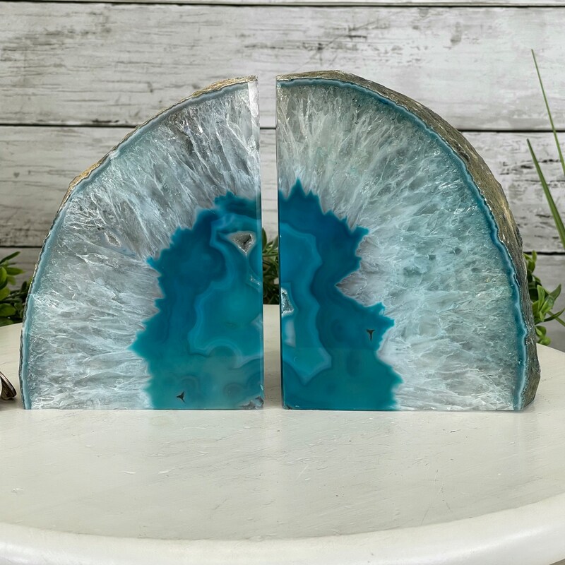Agate Bookends - Etsy