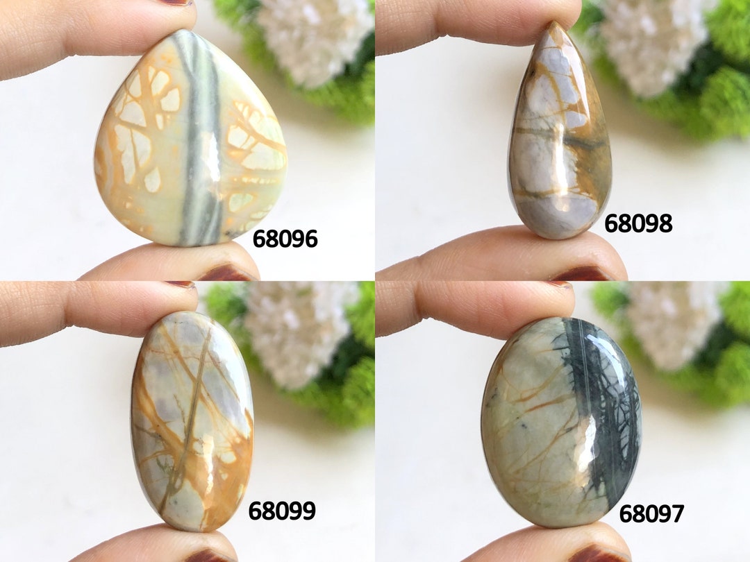 Picaso Jasper Cabochon, Beautiful Picaso Jasper Gemstone for Jewelry ...
