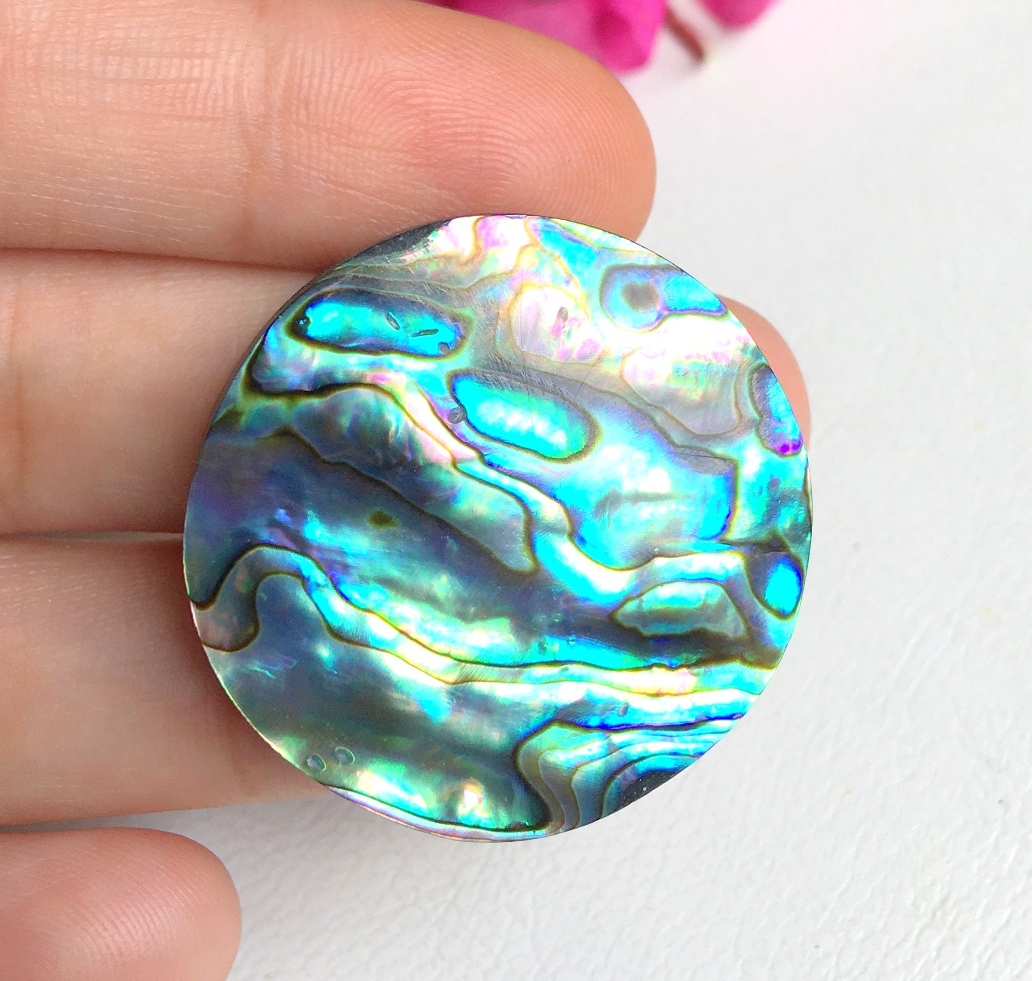 Abalone Shell Cabochon Abalone Shell Gemstone for Jewelry | Etsy