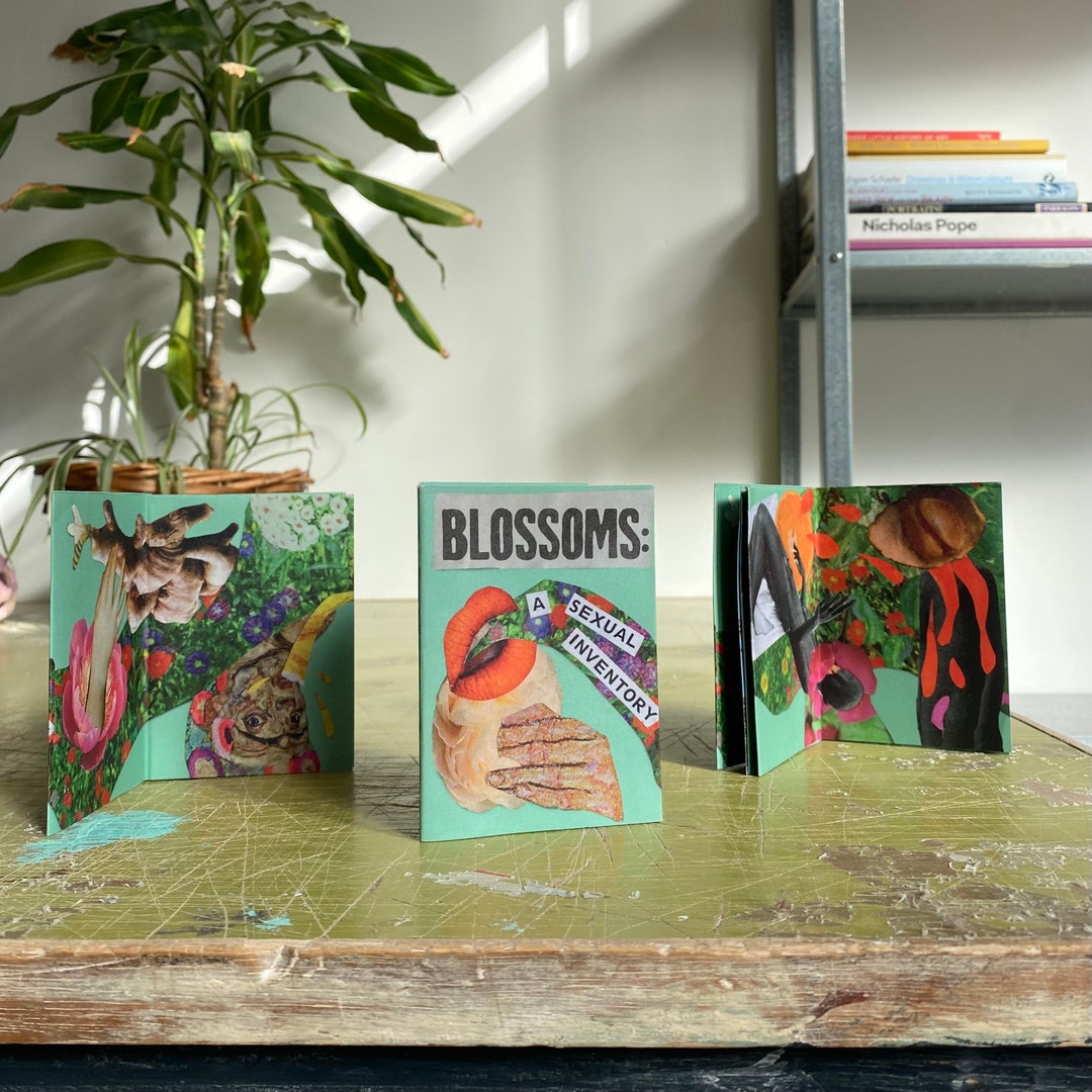 Blossoms: - Queer Non-binary Collage Art Zine PLUS A4 Fold-out Poster ...
