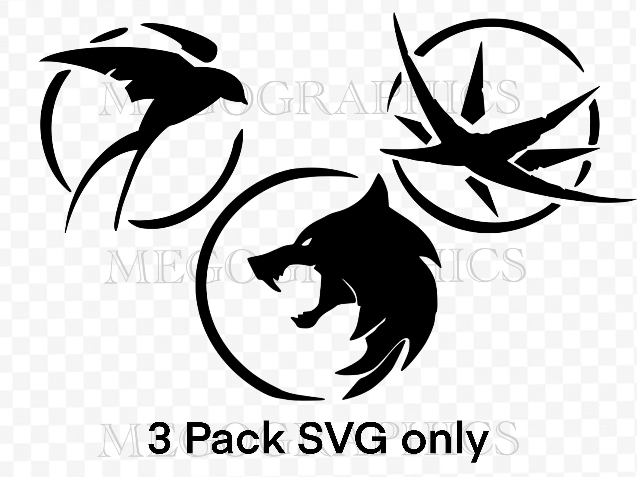 Medallion Symbols Bundle Geralt Ciri Yennefer the Witcher - Etsy