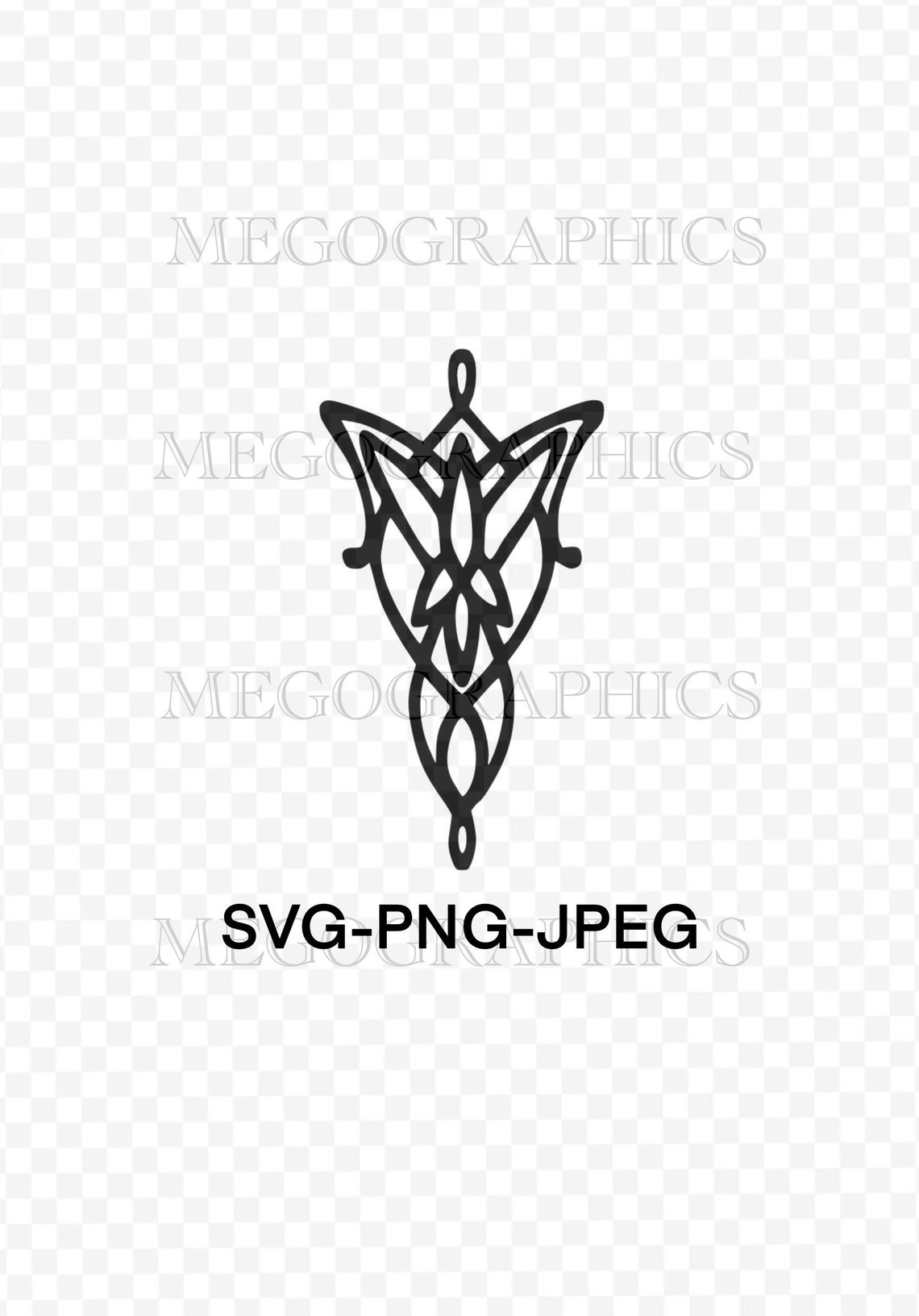 Elf Symbol Lord of the Rings Digital Download SVG Elvish | Etsy Australia