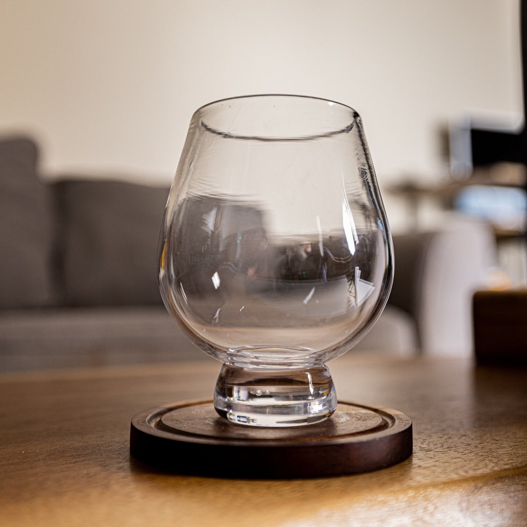 Handblown Clear Footed Glass - Etsy