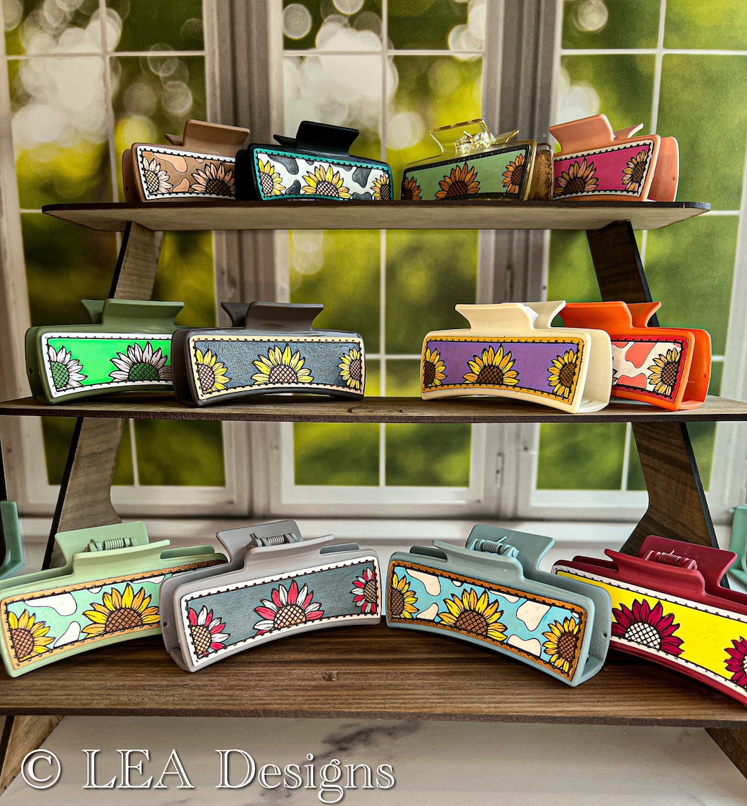 Western Claw Clip Claw Clips Leather Hair Clip Western - Etsy