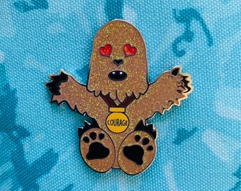 Lovey Heart Eyes Porg Hard Enamel Pin | Etsy