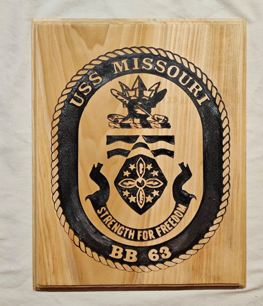 USS Missouri Ships Crest - Etsy