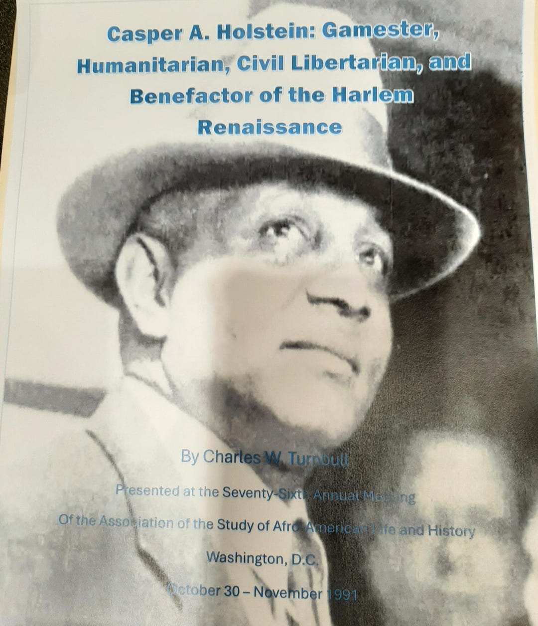 Casper A. Holstein: Benefactor of the Harlem Renaissance - Etsy
