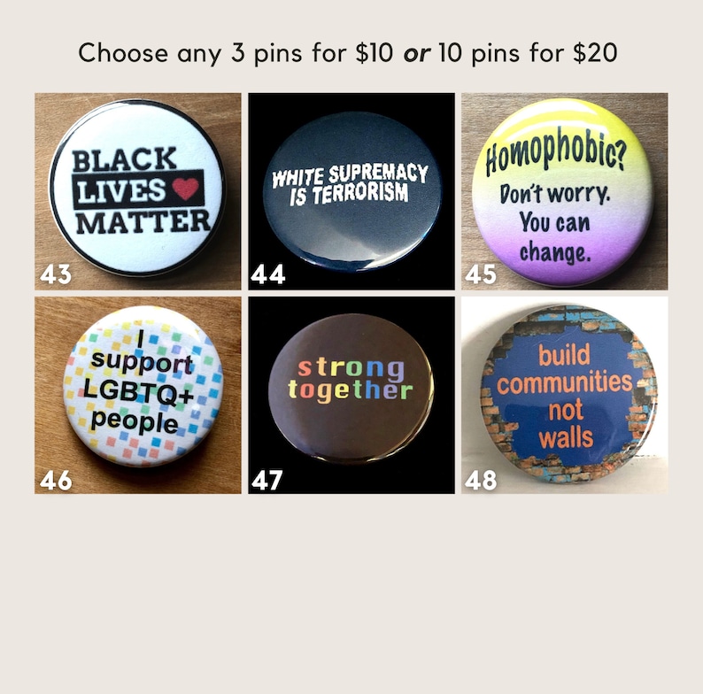 Build Your Own Pin Pack: You Choose the Designs! - Etsy