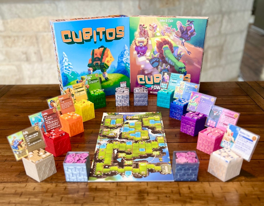 Cubitos - No Lid Lift - Deluxe 3D Printed Box Replacements, Includes ...