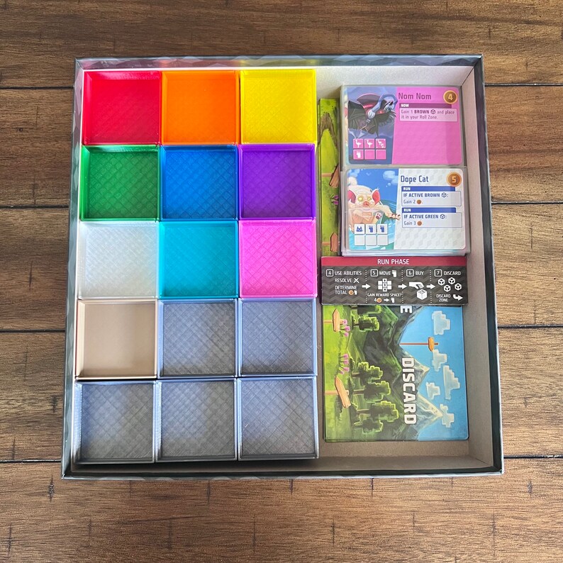 Cubitos - No Lid Lift - Deluxe 3D Printed Box Replacements, Includes ...