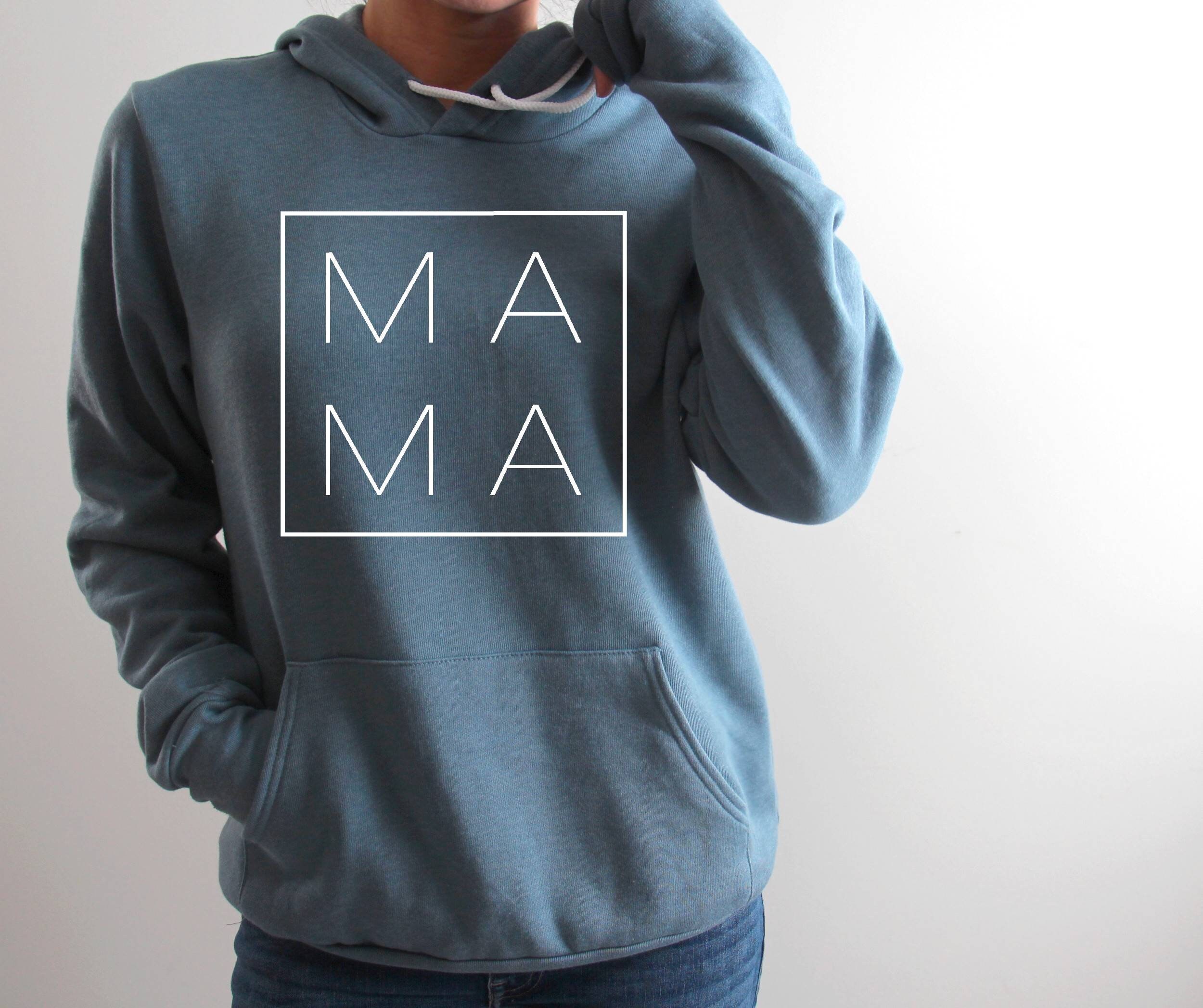 Mama Hoodie Mom Sweatshirt Mom Life Mom Sweater T Etsy