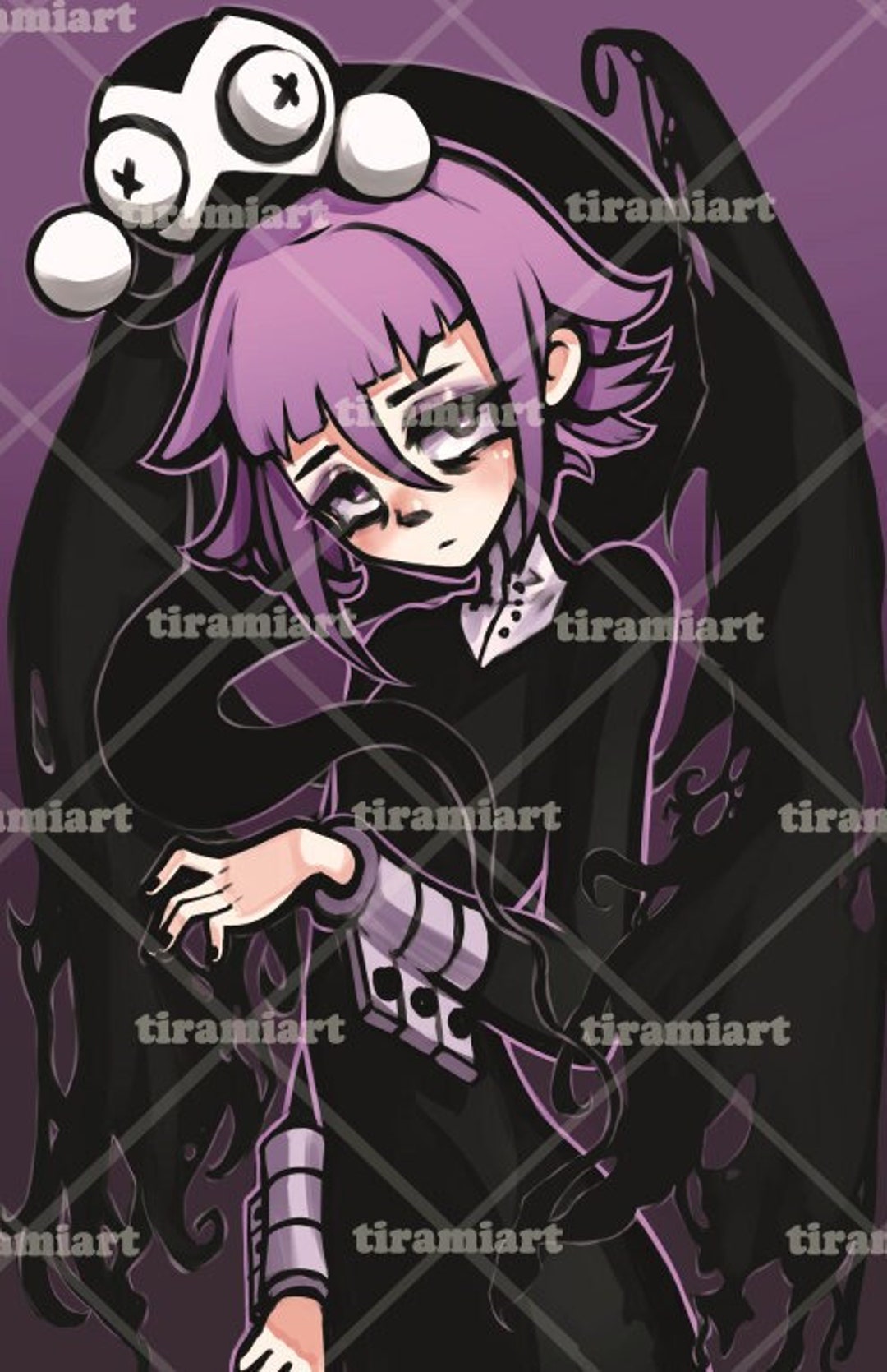 Crona Soul Eater Inspired Art Print witch's Child - Etsy