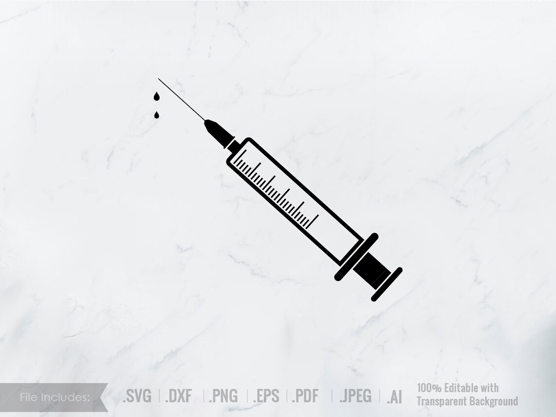 Injection SVG, Injection, Syringe Svg, Syringe, Vaccine Svg, Vaccine ...
