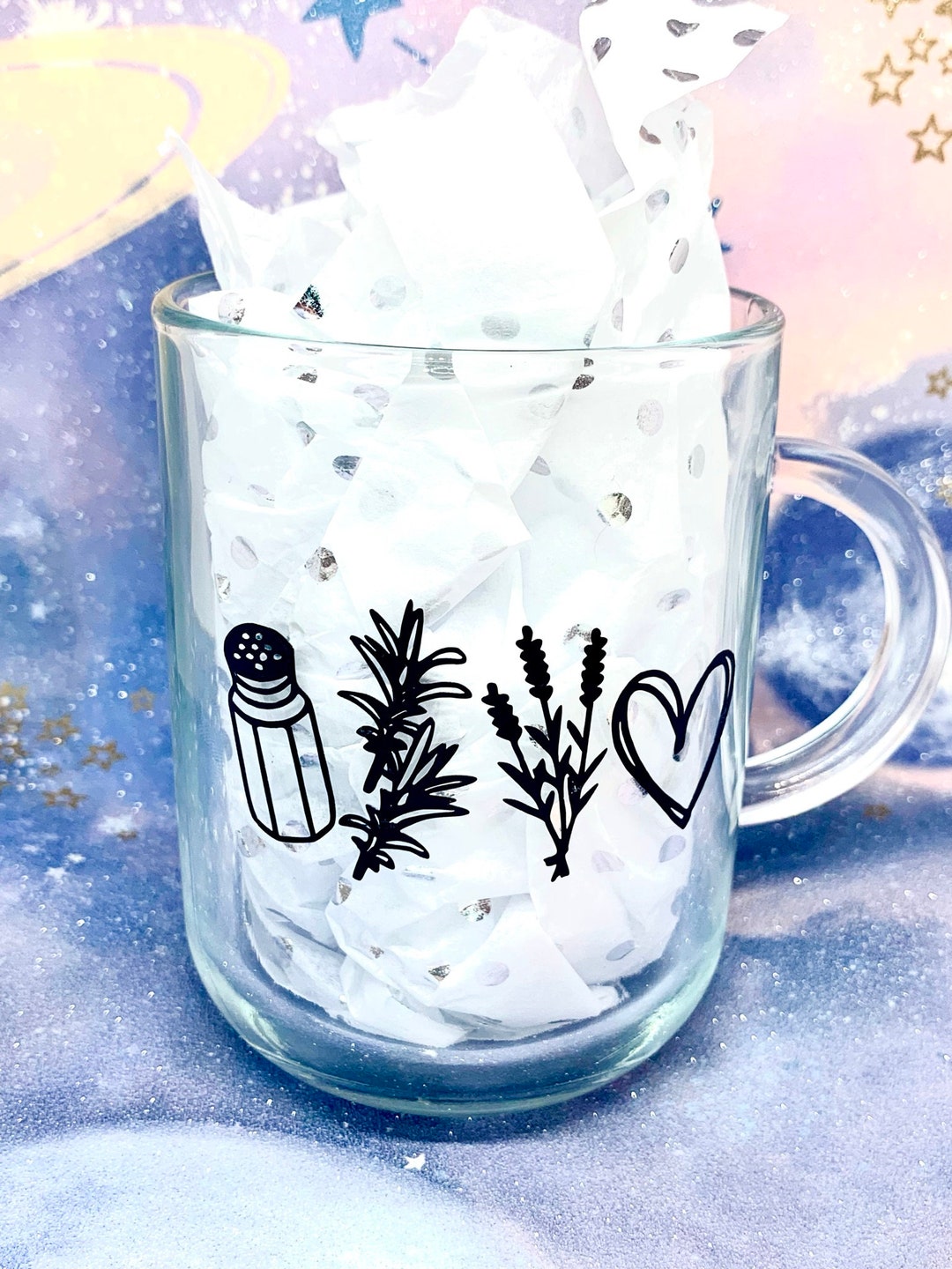 Practical Magic Salt, Rosemary, Lavender Luck Mug Glass Cup - Etsy ...