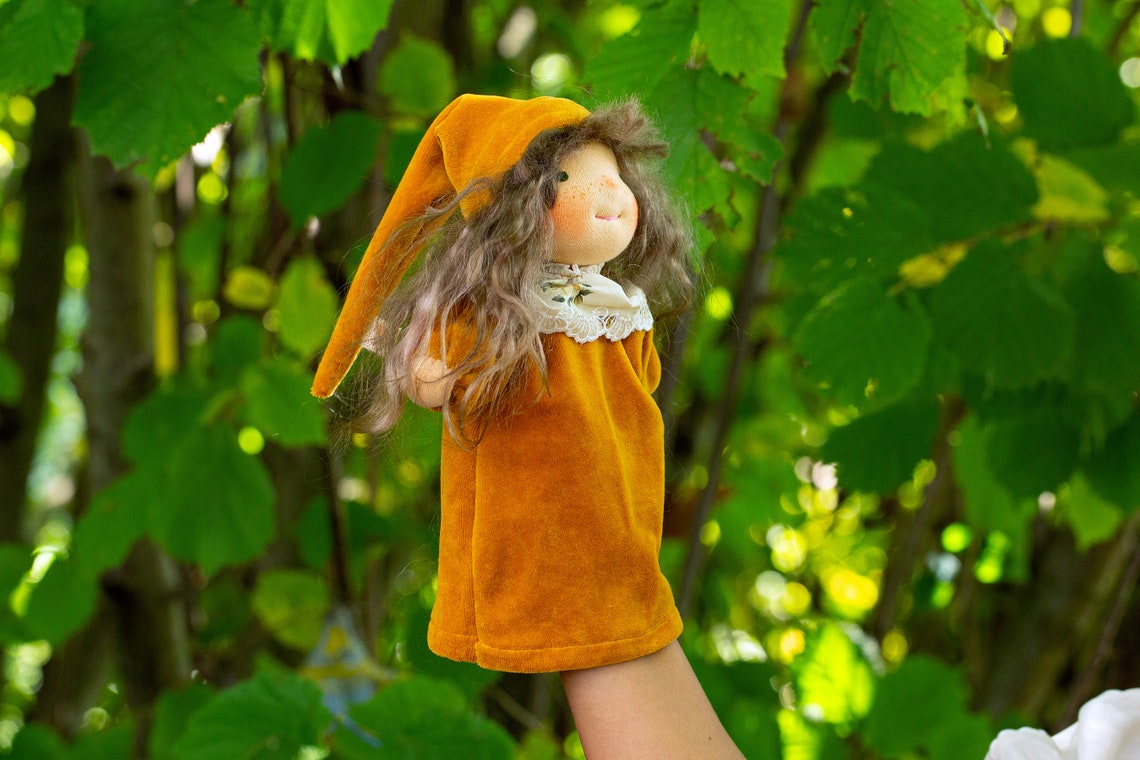 Puppet Waldorf Doll Role Playing Doll Waldorf Inspired Hand - Etsy