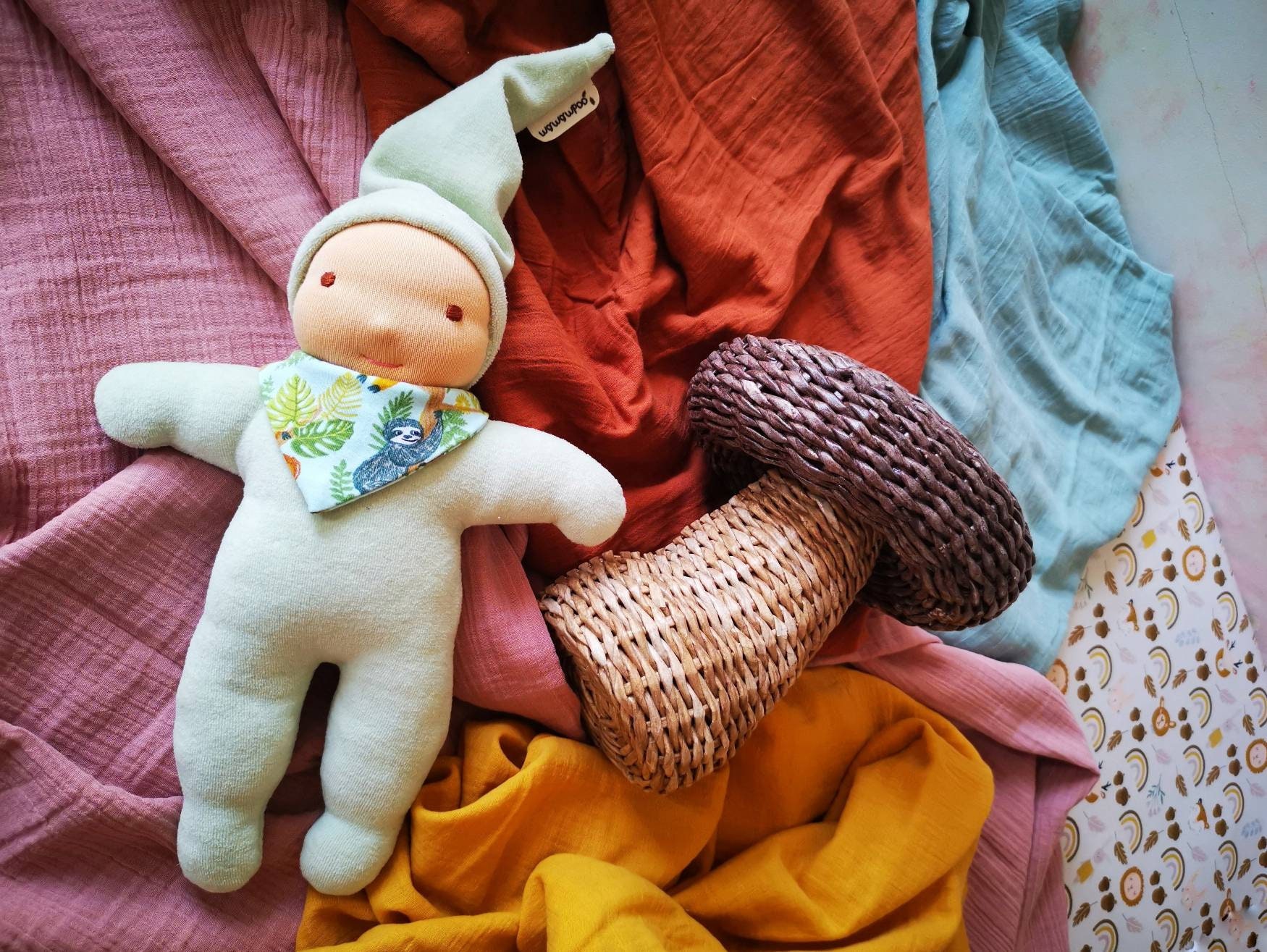 Baby's First Waldorf Doll, Gender Neutral Doll, Natural Baby Doll ...