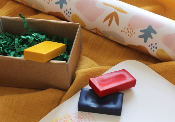 Block Crayons for Kids Natural Non Toxic Crayons | Etsy